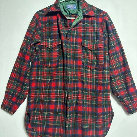 Pendleton | Jackets & Coats | Vintage Pendleton Tartan Wool Shirt In ...